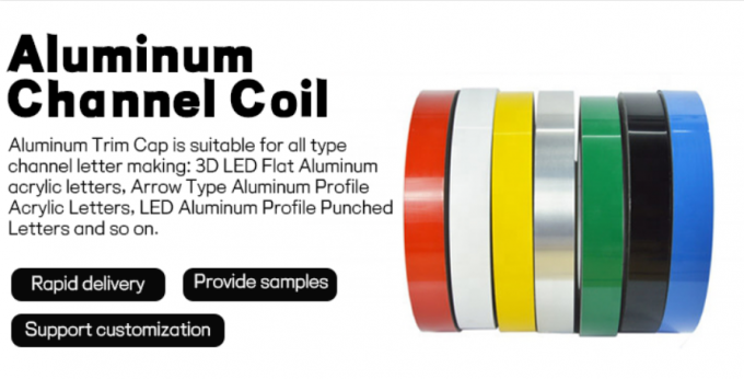 100M 50M Aluminium Channel Letter Coil With Wooden Pallet Packaging ...