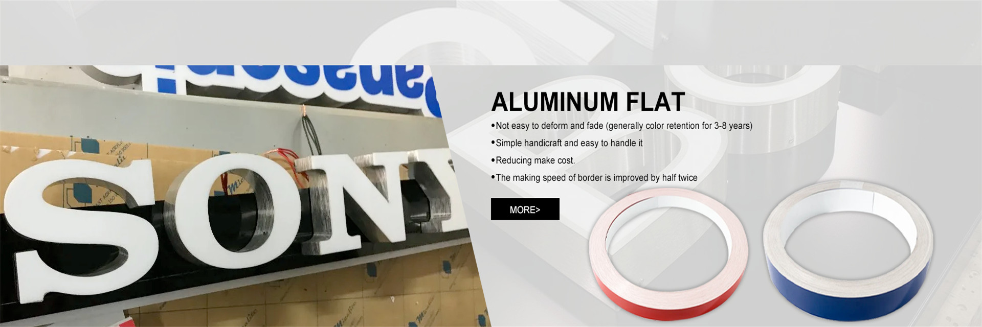 Quality Aluminium Channel Letter Coil & Aluminum Trim Cap factory from ...